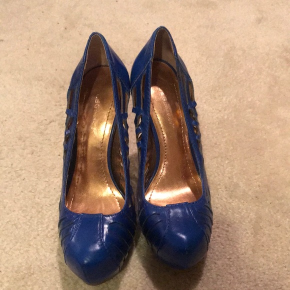 BCBGeneration | Shoes | Bcg Blue Platform Pump | Poshmark